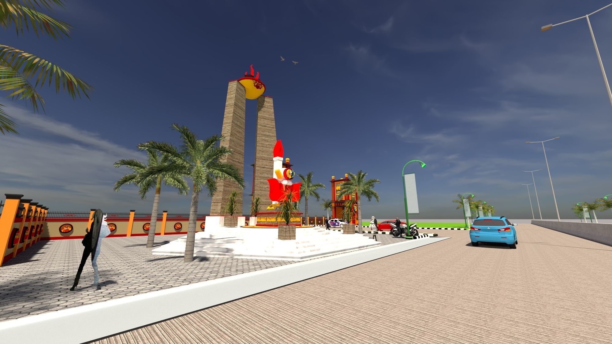 Monument Place Monument Design 3D model | CGTrader