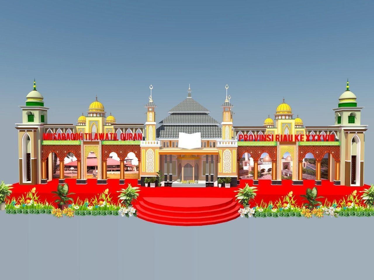 Event Venue Design 3D model | CGTrader