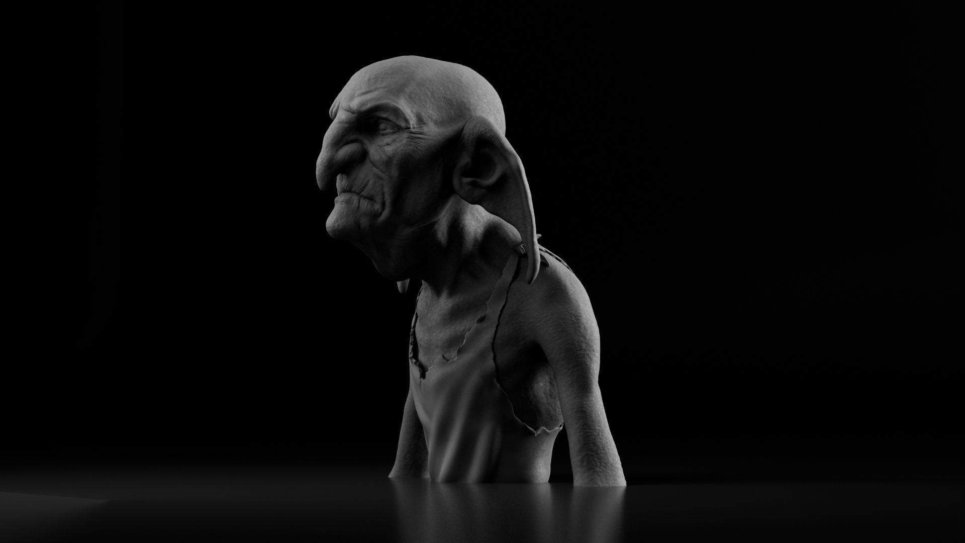 Timothy Bateson - Kreacher - Harry Potter 3D model 3D printable | CGTrader