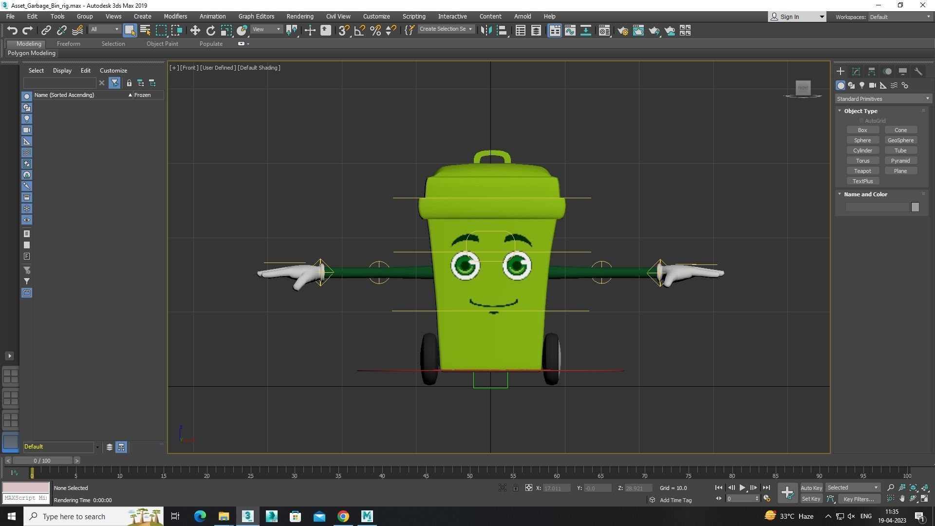 Garbage Model free 3D model rigged | CGTrader
