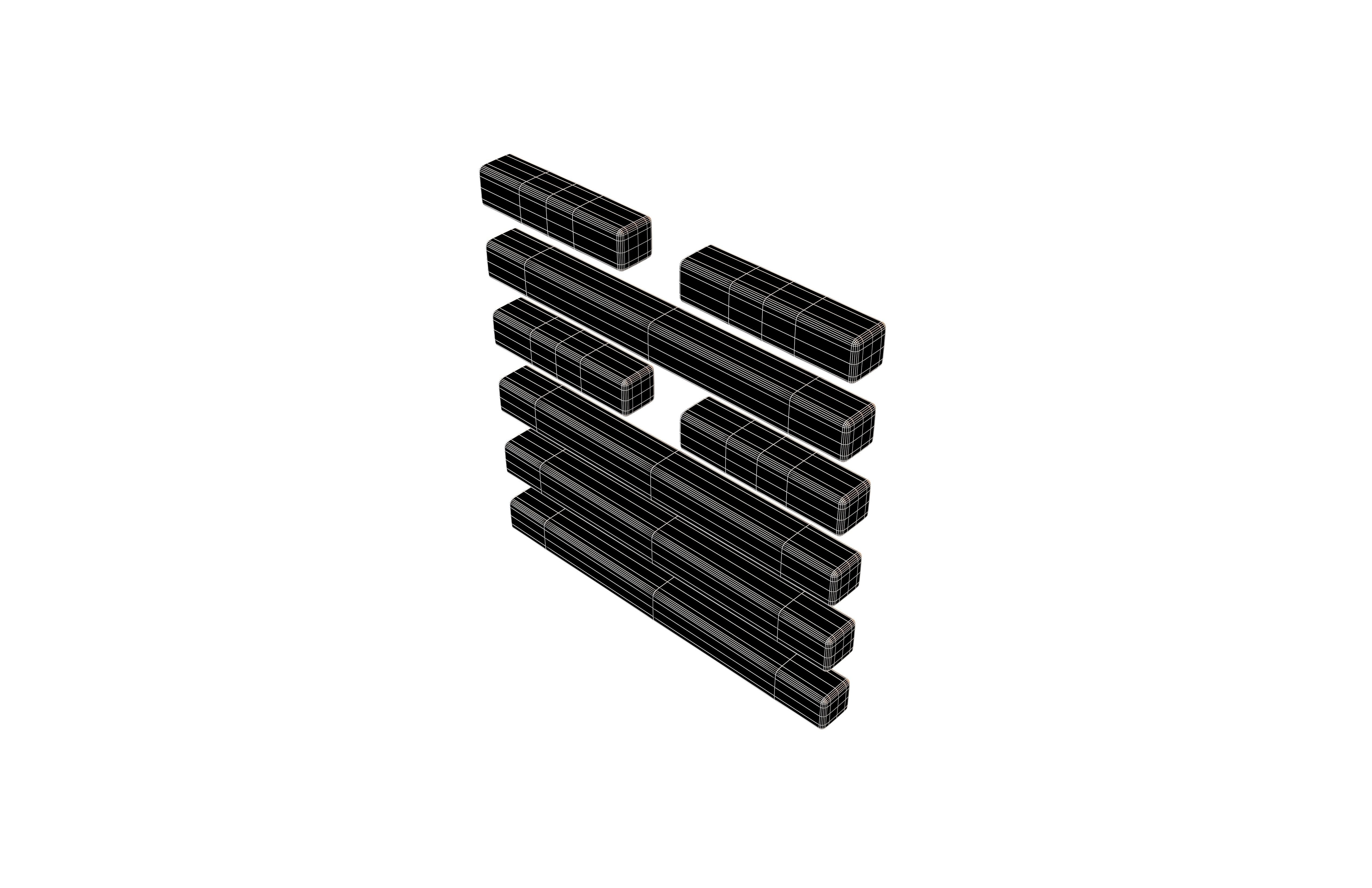 3D model I Ching Hexagrams 5 xu v1 001 VR / AR / low-poly | CGTrader