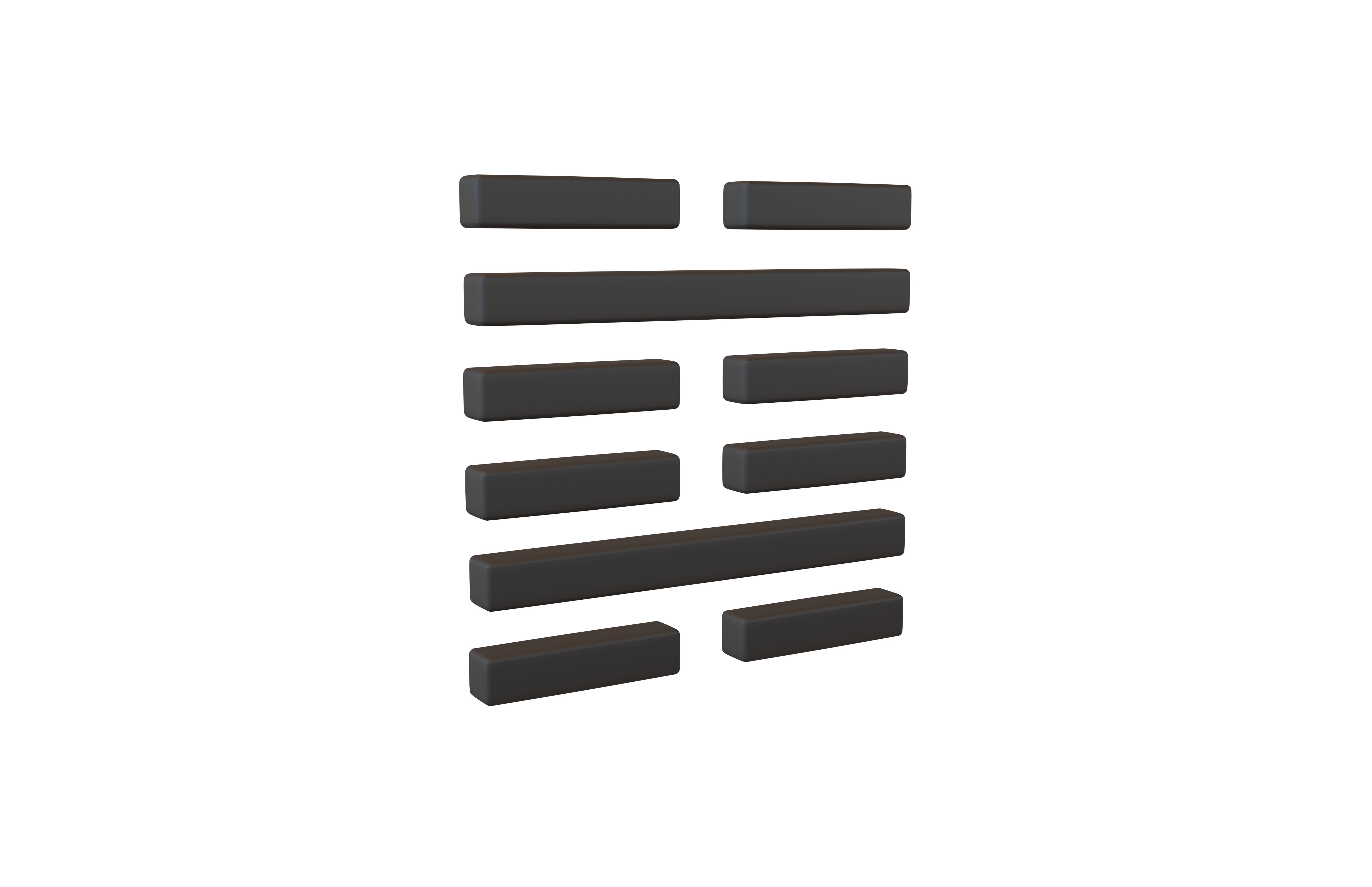 3D model I Ching Hexagrams 29 kan v1 001 VR / AR / low-poly | CGTrader