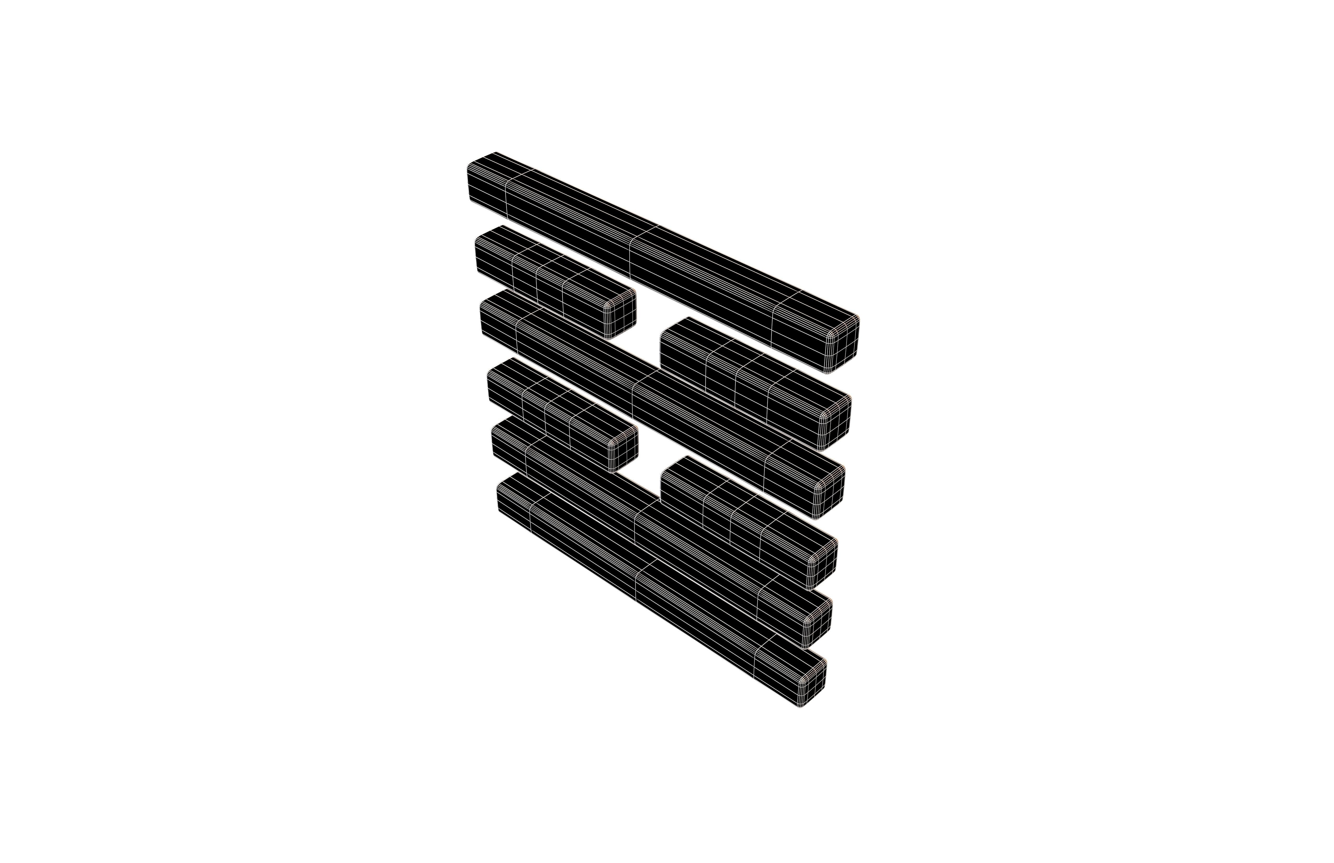 3D model I Ching Hexagrams 38 kui v1 001 VR / AR / low-poly | CGTrader