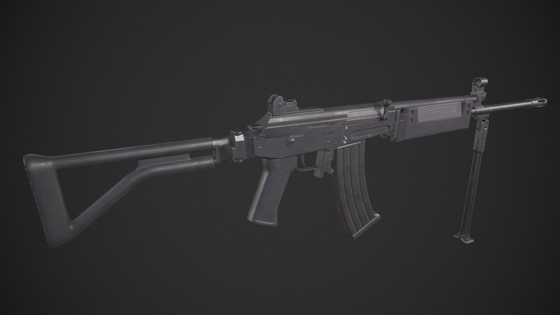 3D model Denel Vektor R4 VR / AR / low-poly | CGTrader