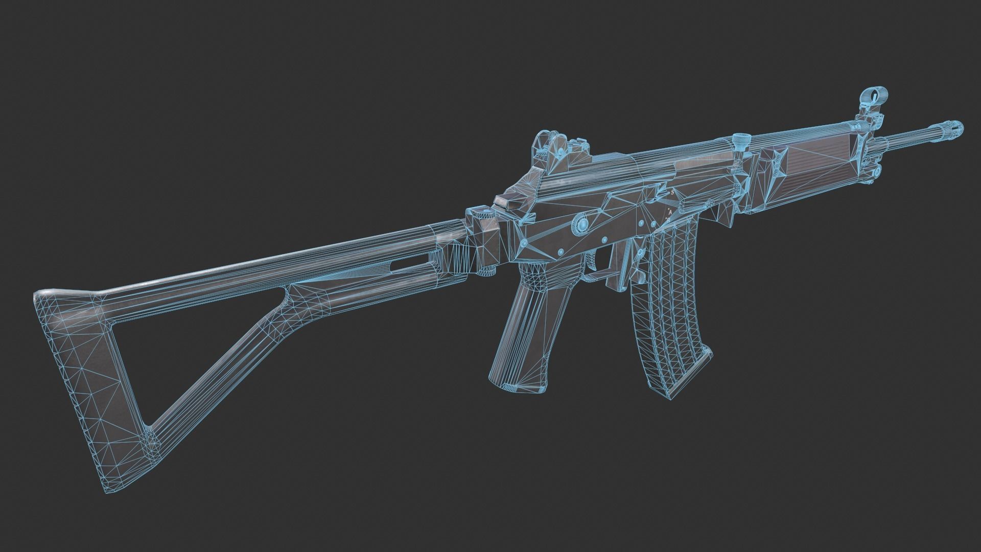 3D model Denel Vektor R4 VR / AR / low-poly | CGTrader