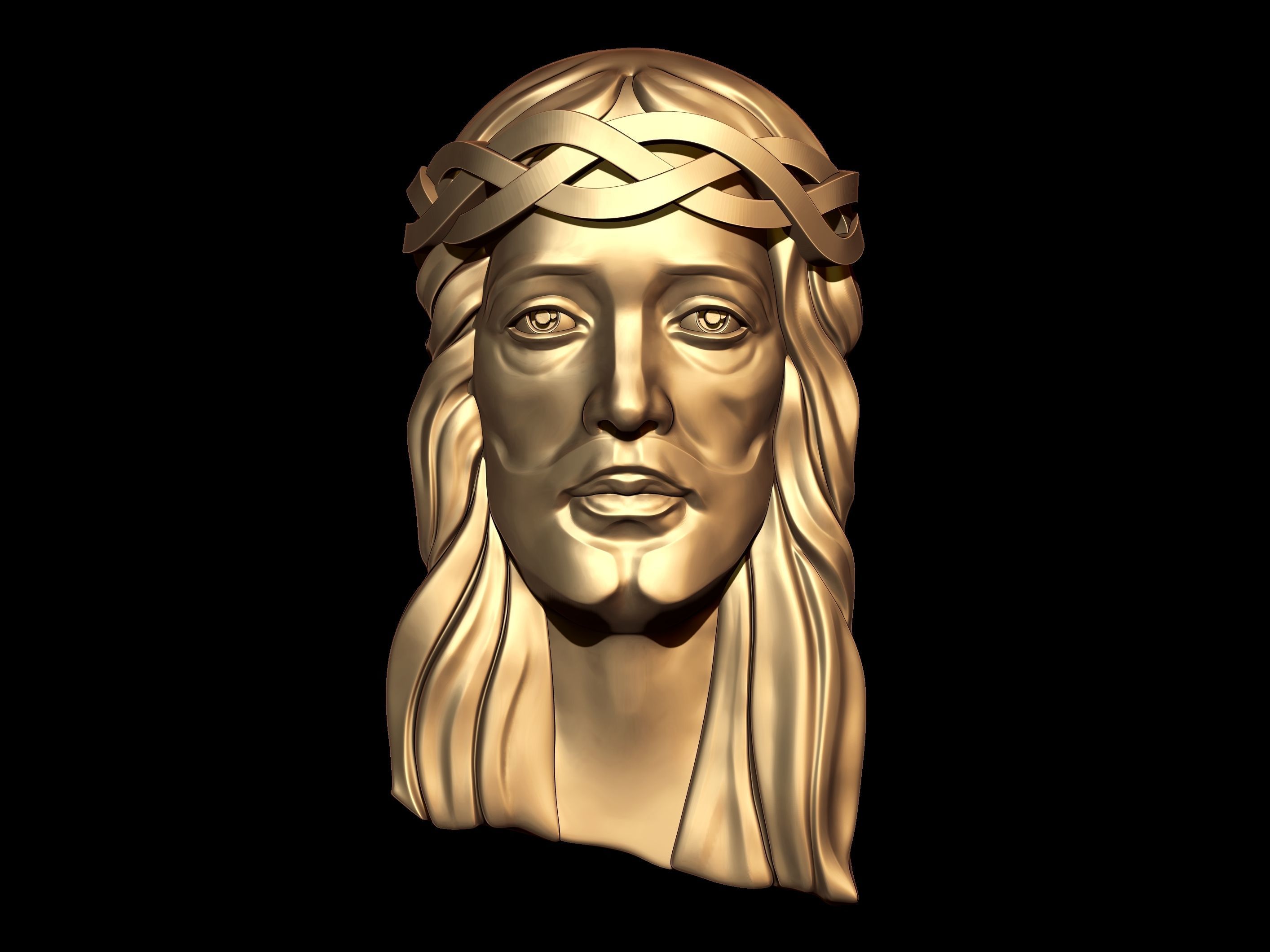 Jesus Christ head 3D model 3D printable | CGTrader