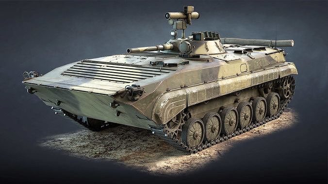 3D model BMP-1 and BMP-1P VR / AR / low-poly | CGTrader