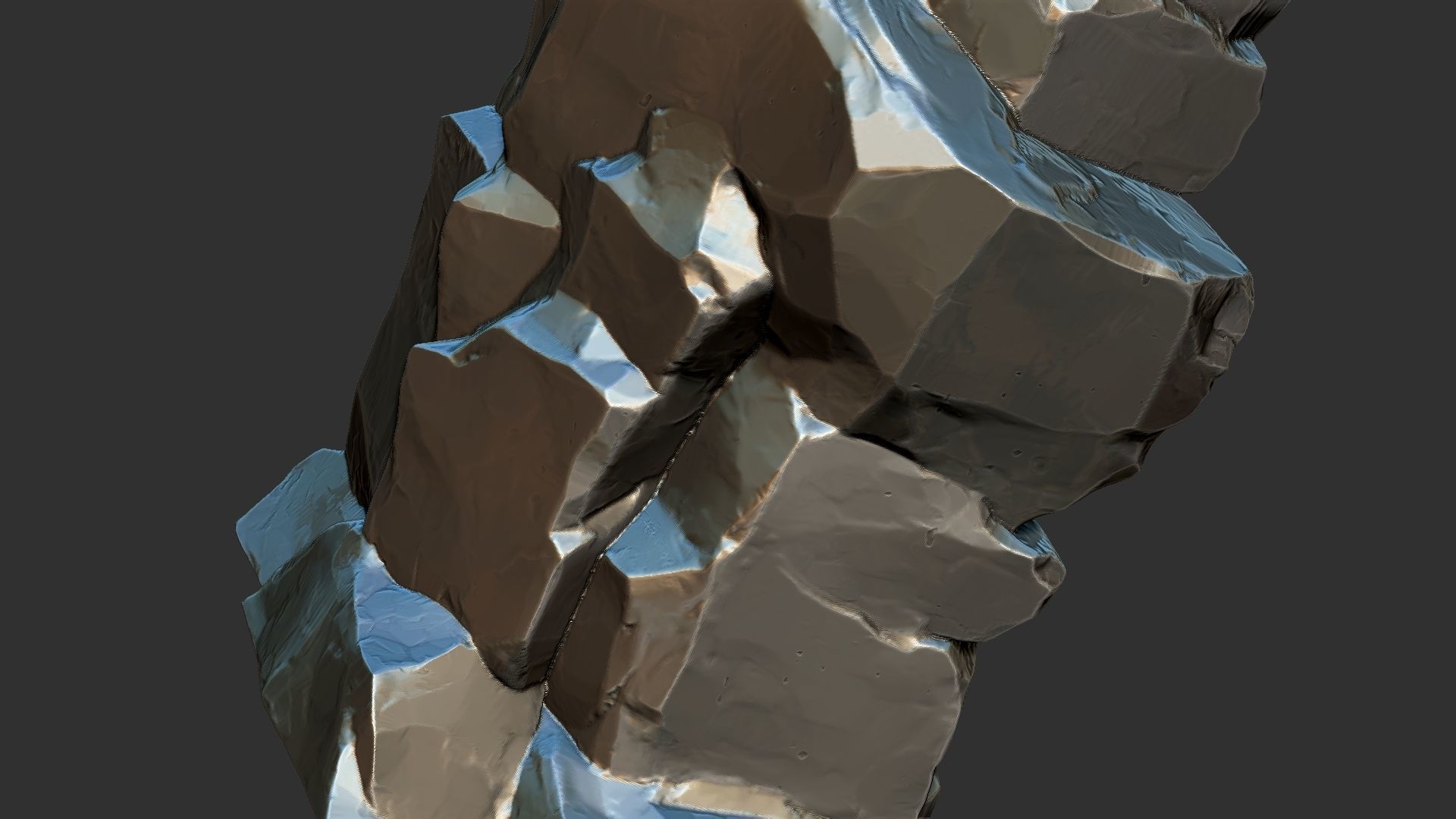 3D Mountain rock Zbrush sculpt 3D model | CGTrader
