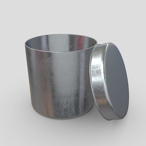 CC0 - Tin Can Box free VR / AR / low-poly 3D model | CGTrader
