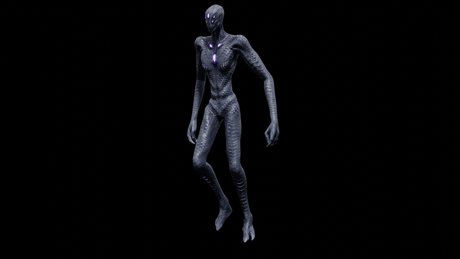 3D model Alien God Entity VR / AR / low-poly | CGTrader