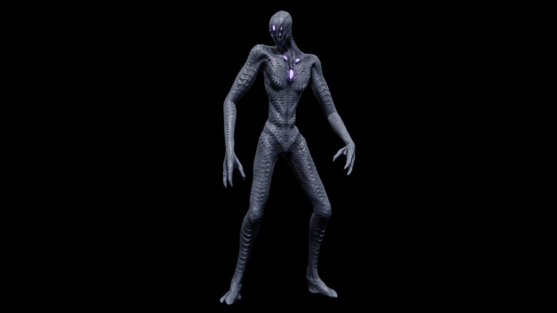 3D model Alien God Entity VR / AR / low-poly | CGTrader
