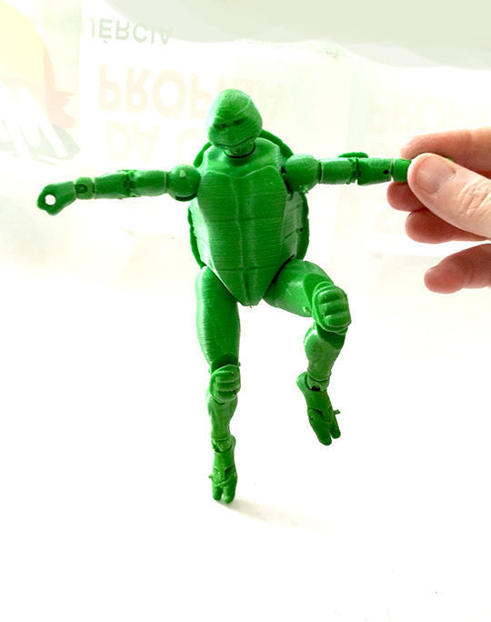 Tmnt Teenage Mutant Ninja Turtle Action figure 3D model 3D printable ...