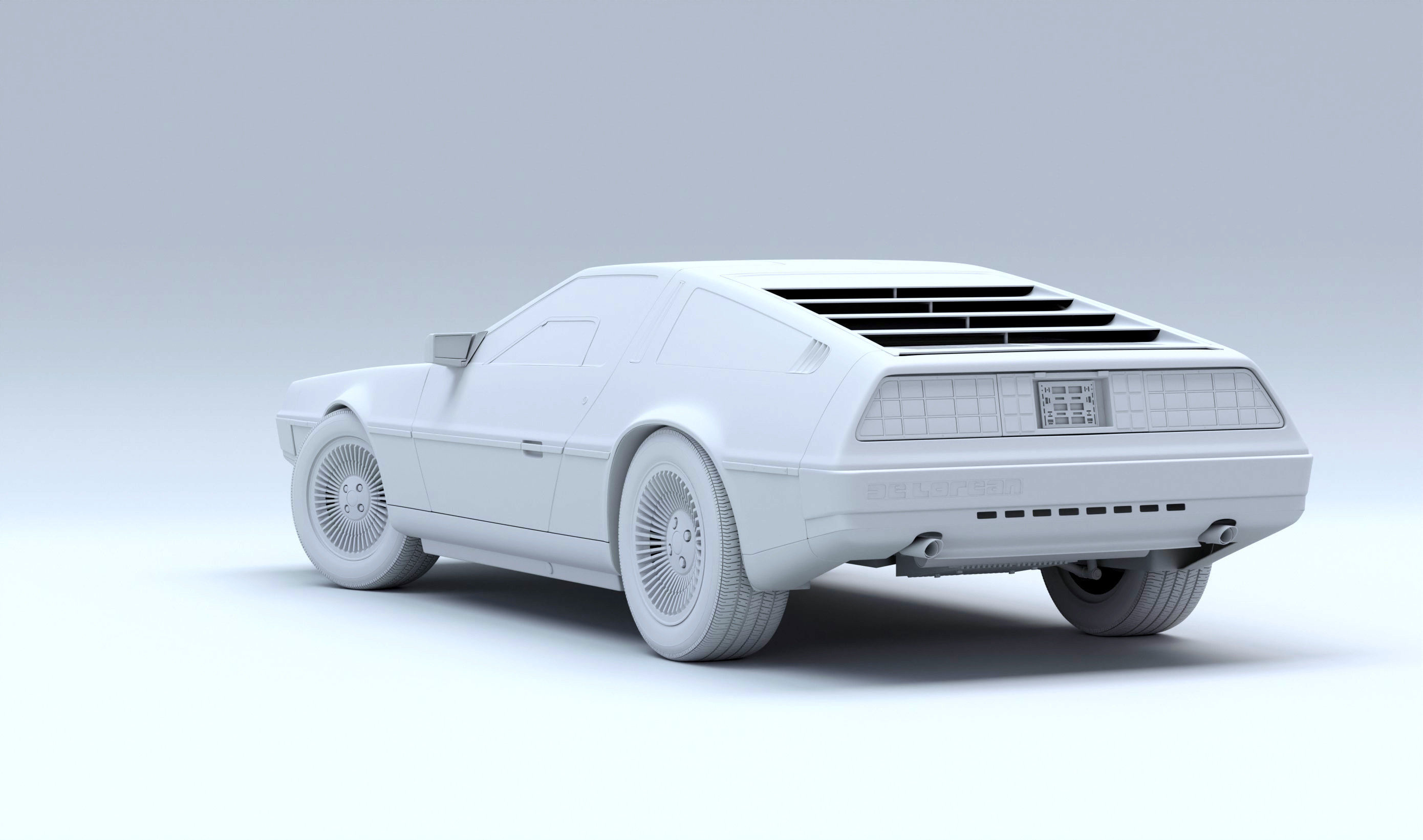 DMC-12 Delorean 3D model | CGTrader