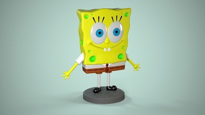 SpongeBob - SquarePants 3D model 3D printable | CGTrader