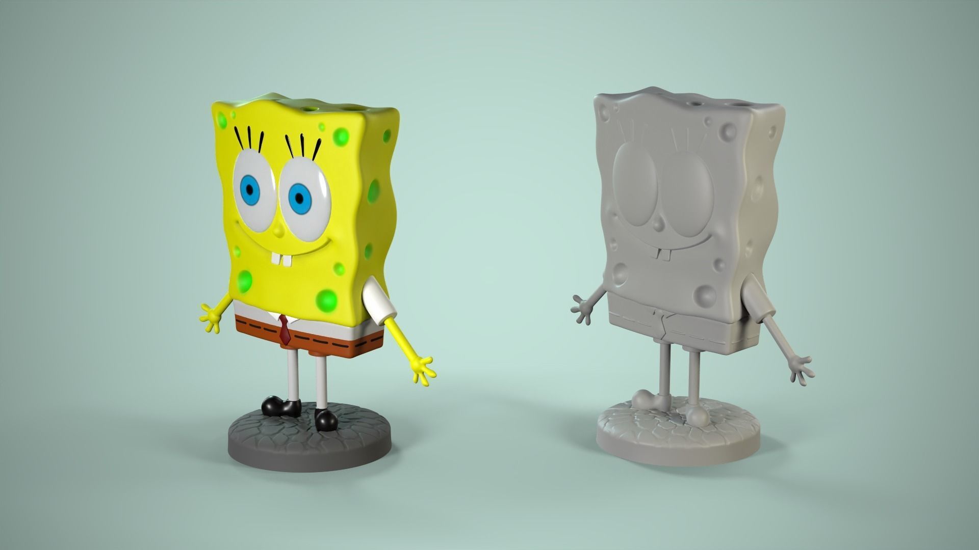 SpongeBob - SquarePants 3D model 3D printable | CGTrader