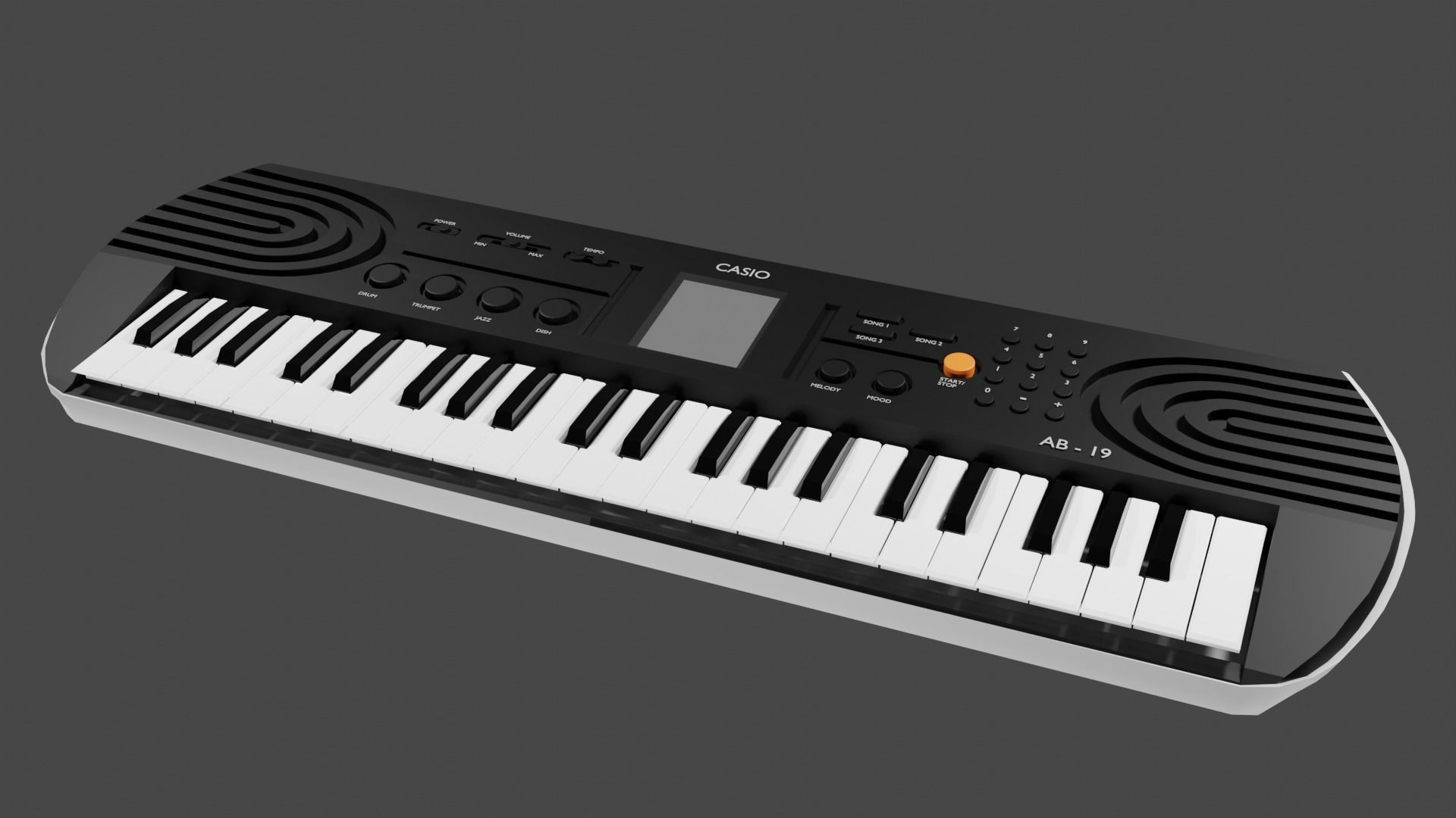 3D model Casio - Musical Instrument VR / AR / low-poly | CGTrader