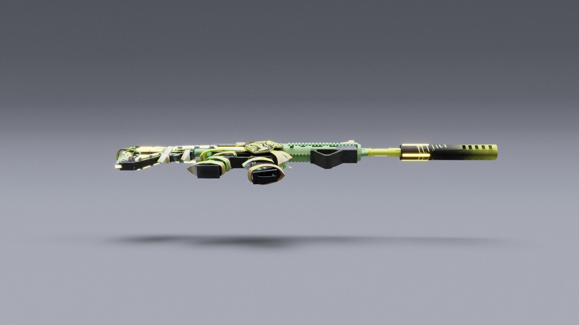 Weapon M416 OLDTropic 3D model | CGTrader