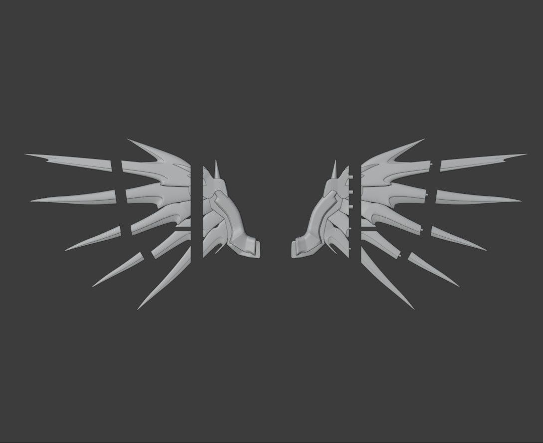 MERCY WITCH WINGS HALLOWEEN SKIN FROM OVERWATCH 3D model 3D printable ...