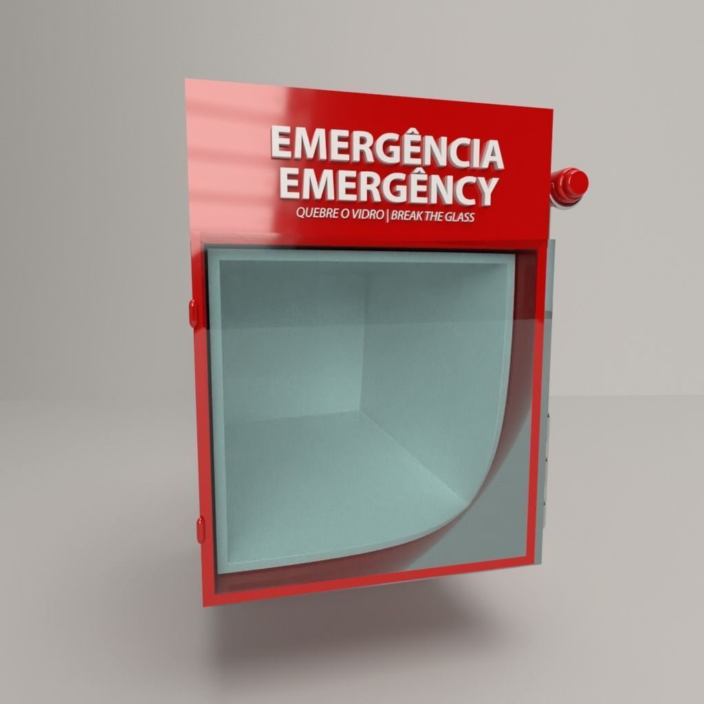 Emergency box 3D model | CGTrader