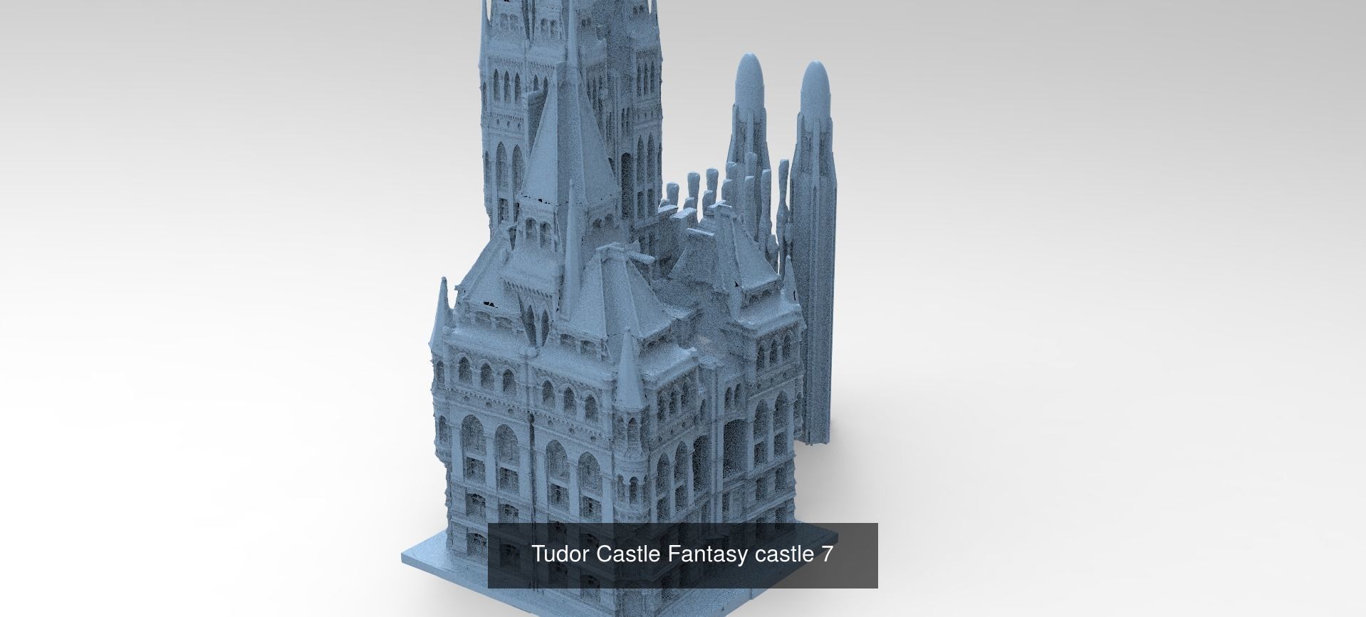 Fantasy English City architecture 1 3D Model Collection | CGTrader