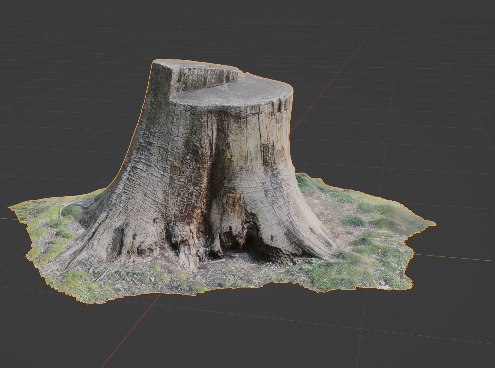 Tree-stumb 3D model | CGTrader