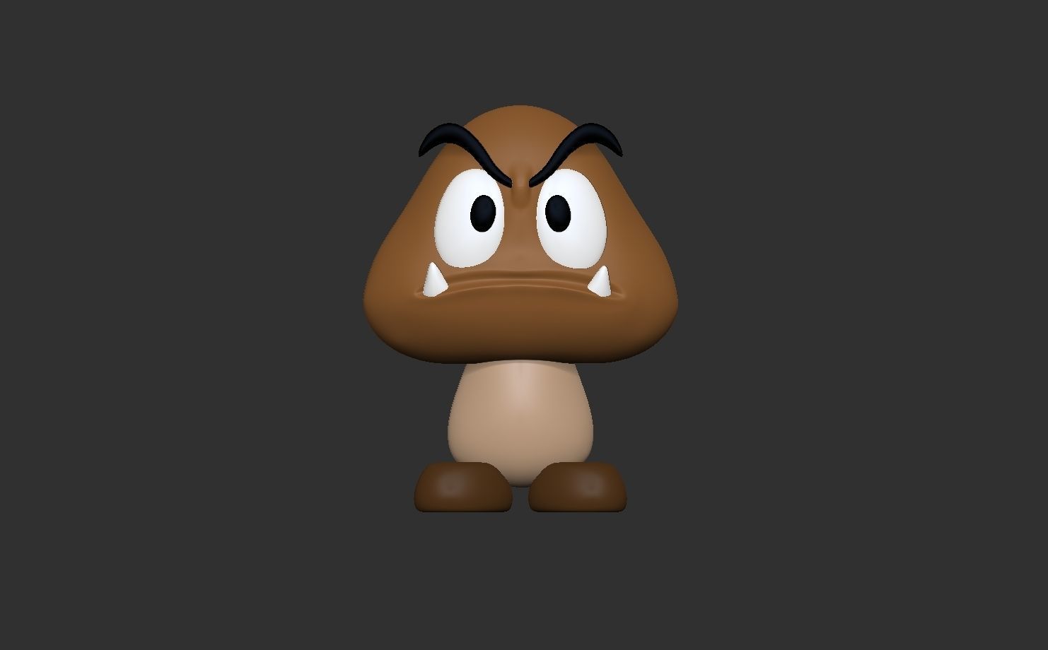 goomba mario 3d printable model 3D model 3D printable | CGTrader