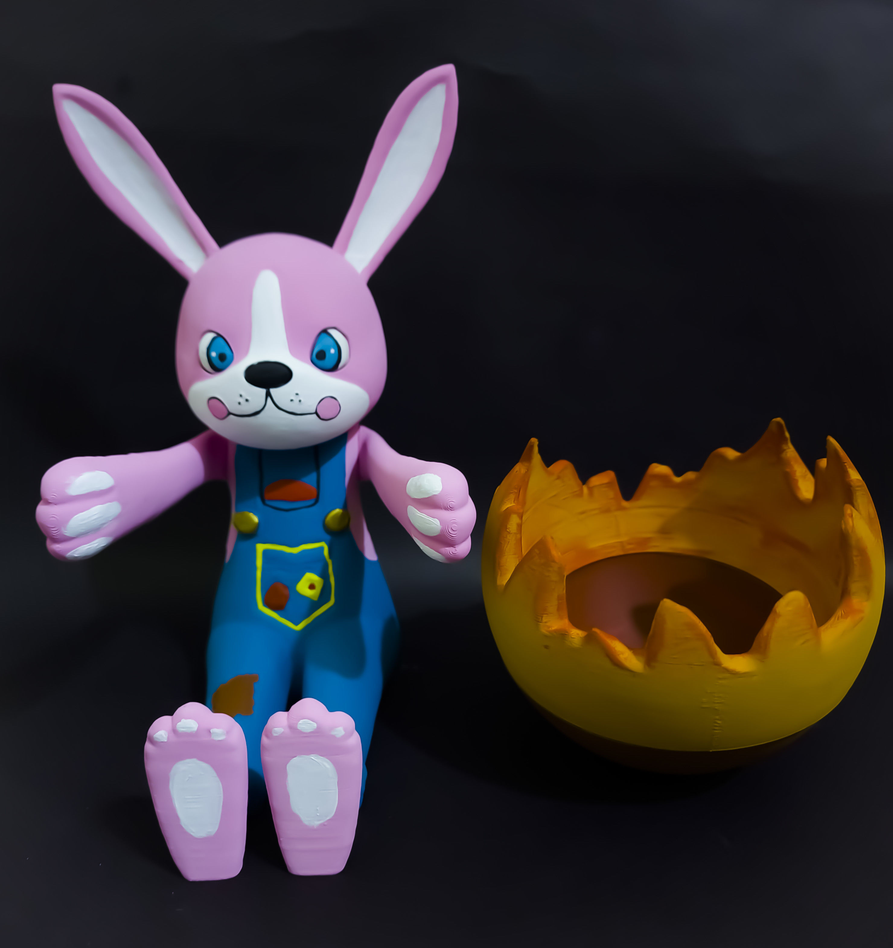 EASTER BUNNY NO SUPPORTS 3D model 3D printable | CGTrader