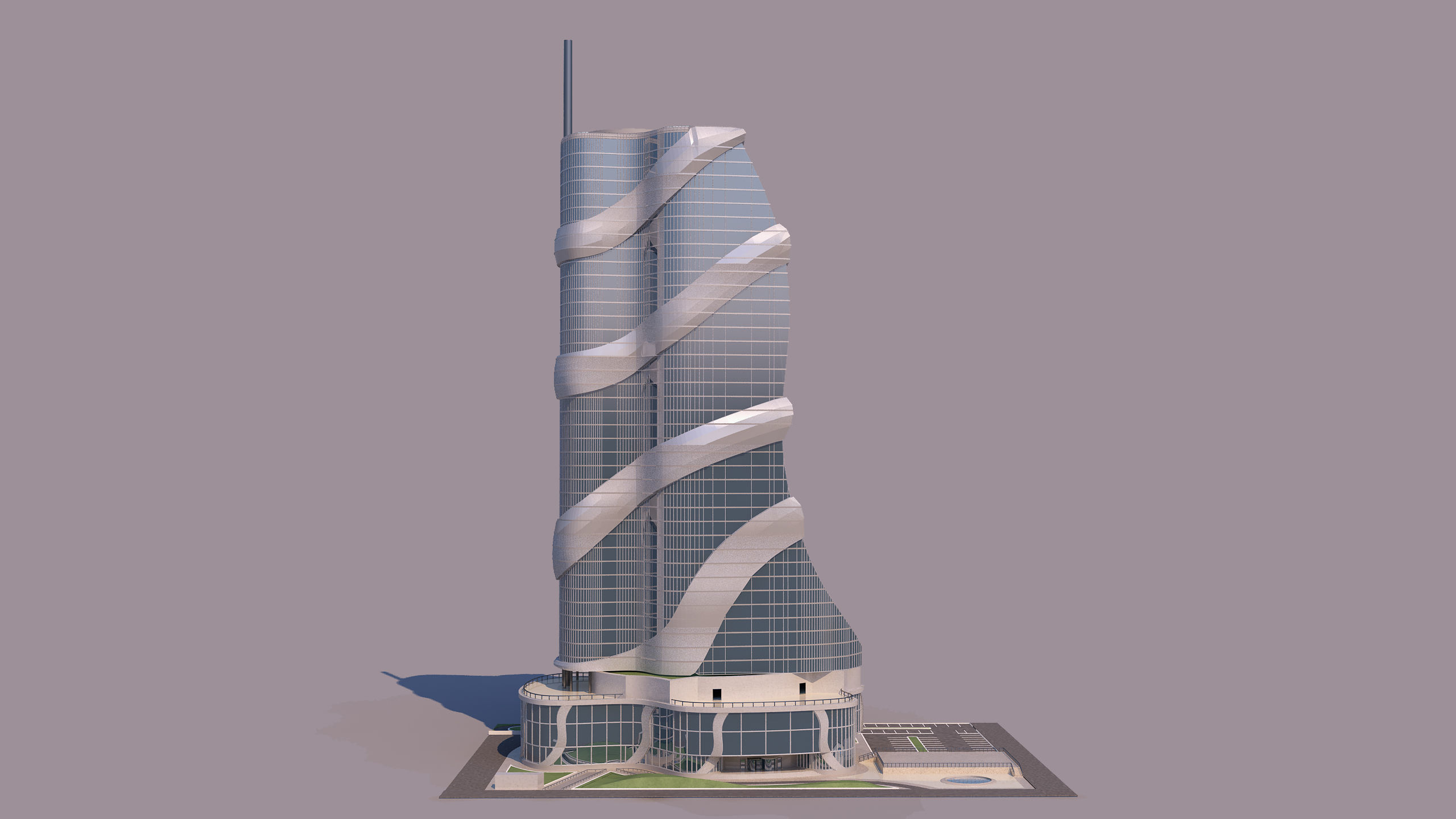 0181 - Skyscraper Architecture 3D Project - 2D Drawings 3D model | CGTrader