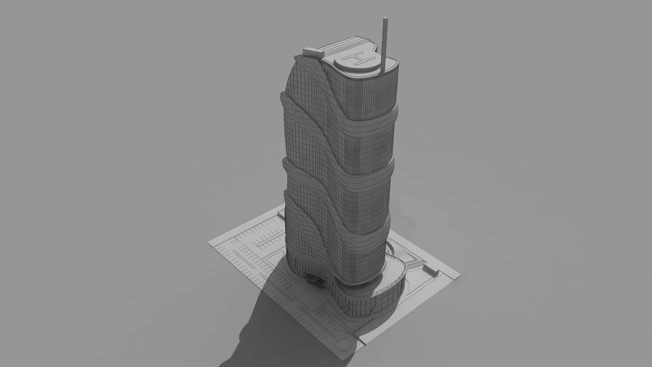 0181 - Skyscraper Architecture 3D Project - 2D Drawings 3D model | CGTrader