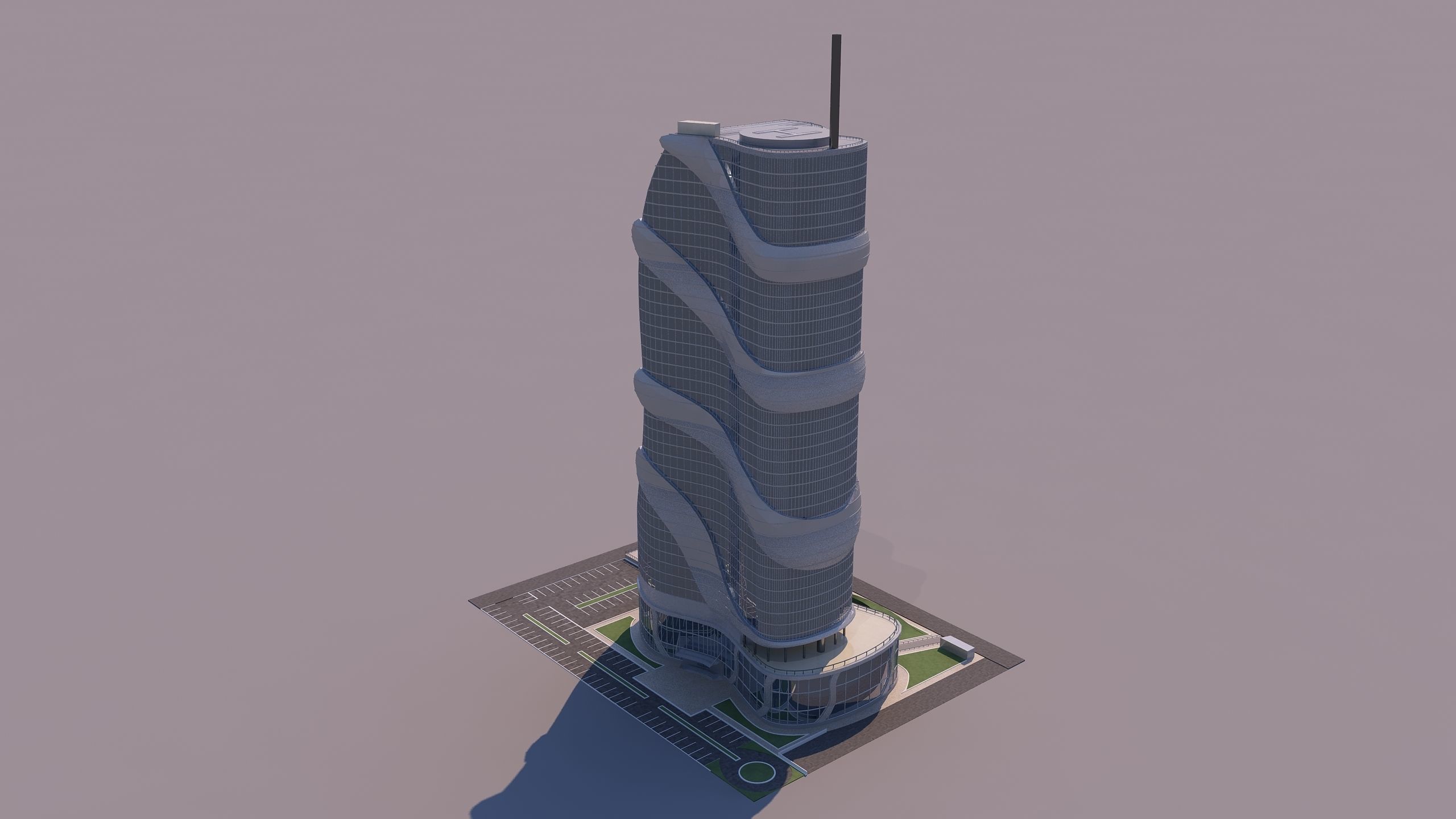 0181 - Skyscraper Architecture 3D Project - 2D Drawings 3D model | CGTrader