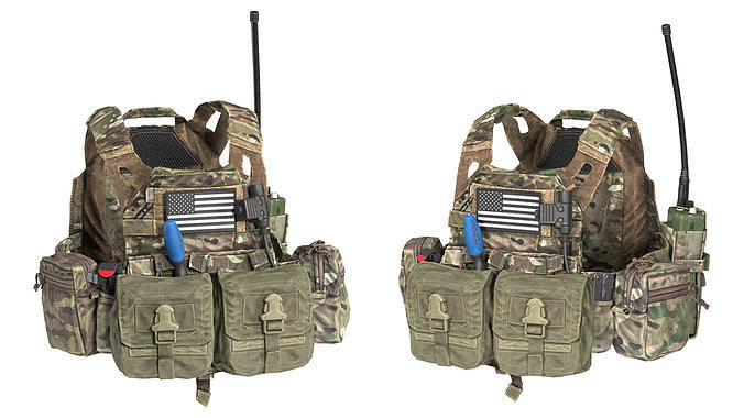 3D model JPC PLATE CARRIER V1 VR / AR / low-poly | CGTrader