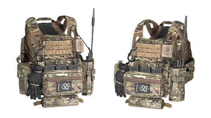 3D model JPC PLATE CARRIER V2 VR / AR / low-poly | CGTrader
