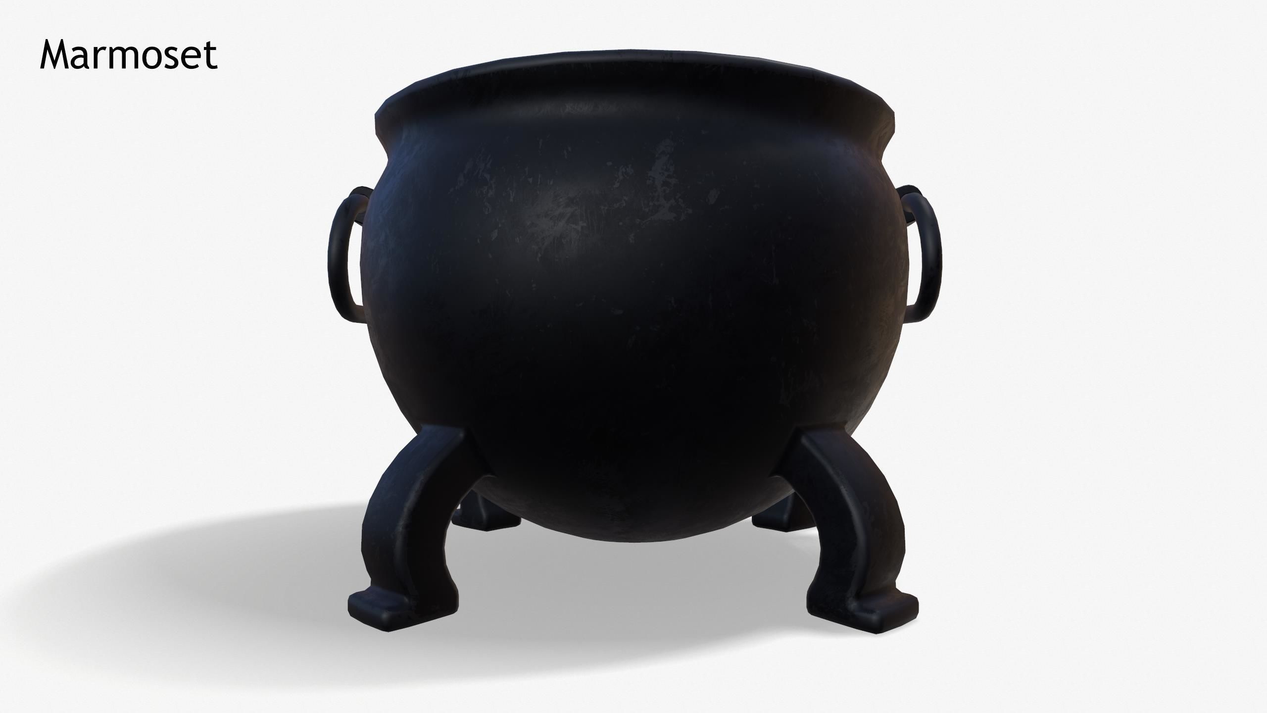 3D model Cauldron VR / AR / low-poly | CGTrader