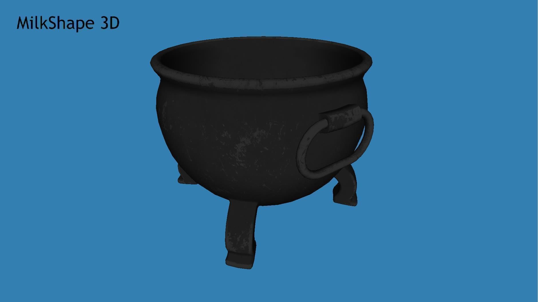 3D model Cauldron VR / AR / low-poly | CGTrader