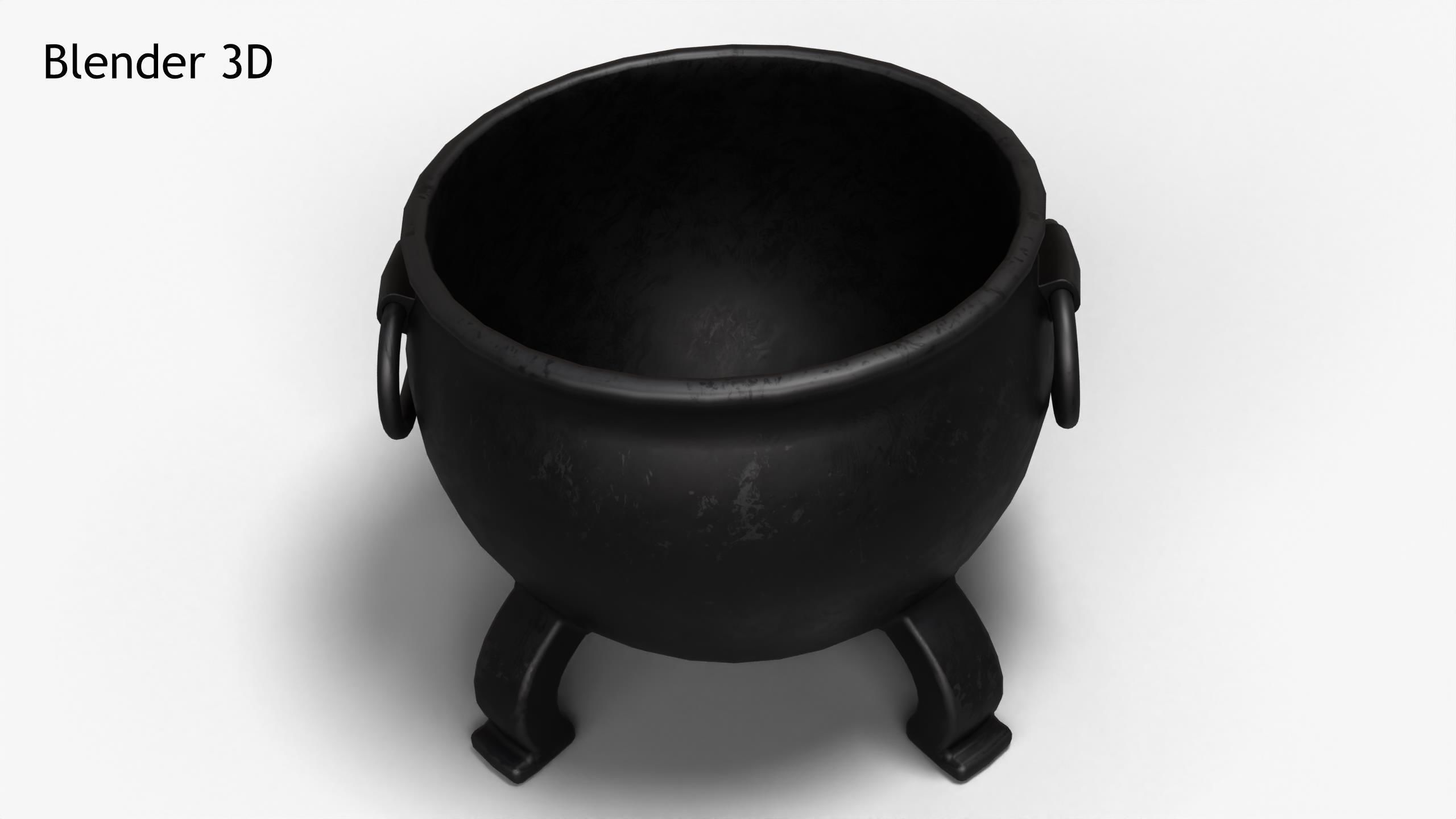 3D model Cauldron VR / AR / low-poly | CGTrader