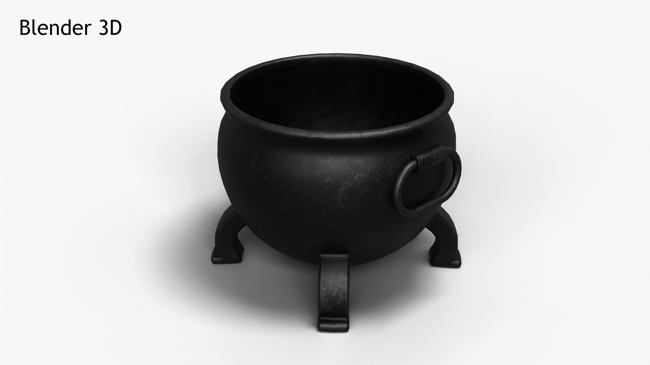 3D model Cauldron VR / AR / low-poly | CGTrader