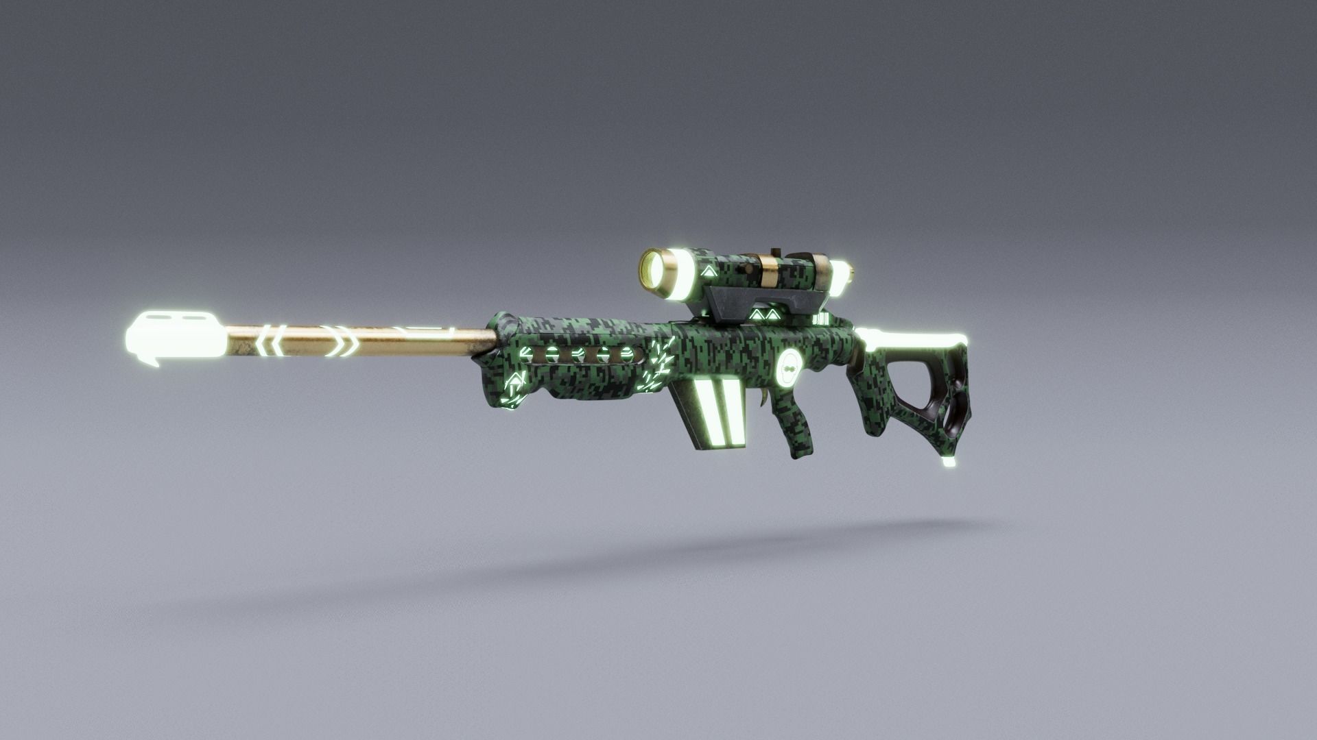 3D model WEAPON SLR MILITARYSTYLE VR / AR / low-poly | CGTrader