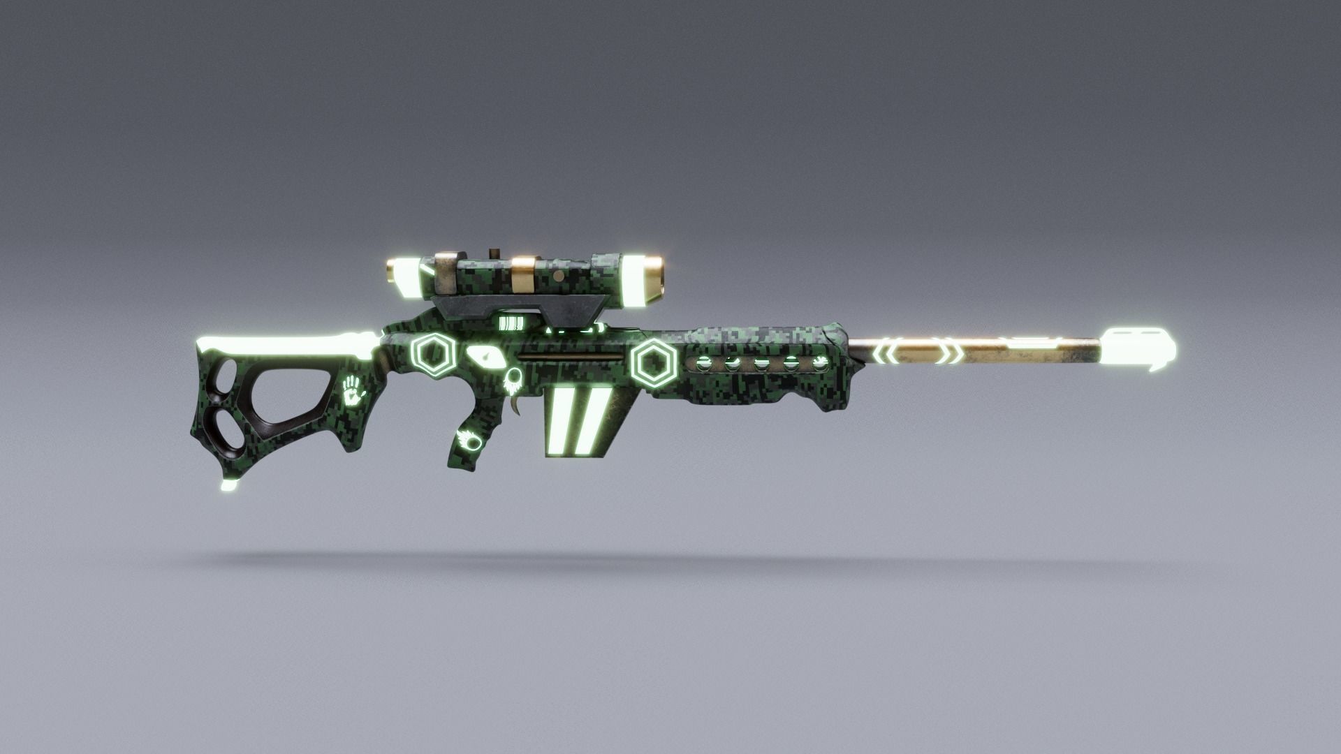 3D model WEAPON SLR MILITARYSTYLE VR / AR / low-poly | CGTrader