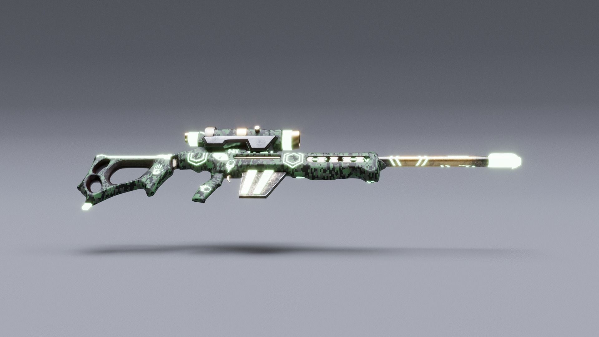 3D model WEAPON SLR MILITARYSTYLE VR / AR / low-poly | CGTrader