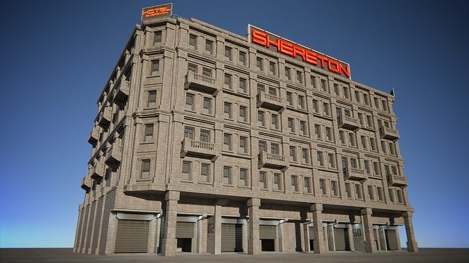 3D model Cyberpunk Building Pack VR / AR / low-poly | CGTrader