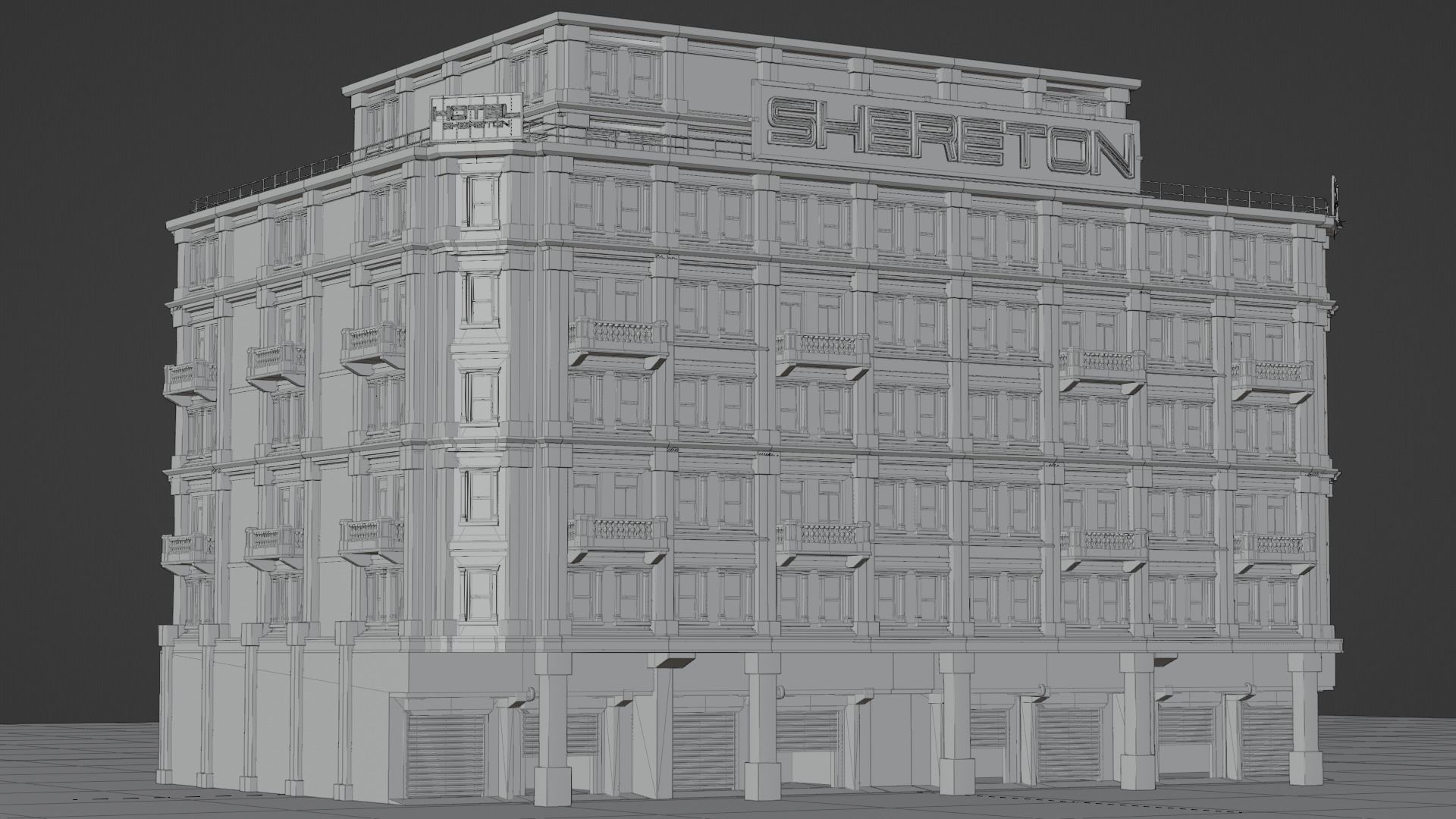 3D model Cyberpunk Building Pack VR / AR / low-poly | CGTrader