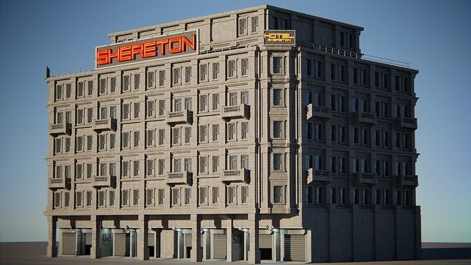 3D model Cyberpunk Building Pack VR / AR / low-poly | CGTrader