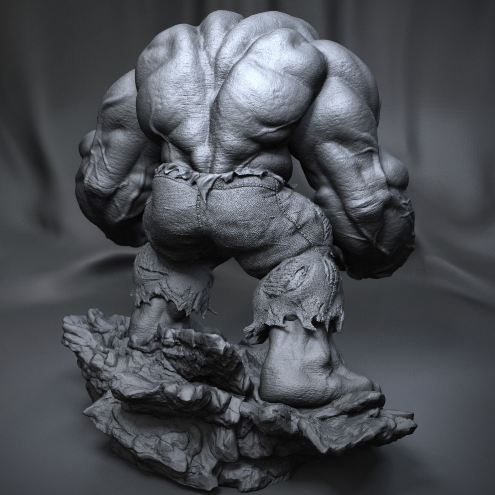 Hulk 3D Print 3D model 3D printable | CGTrader