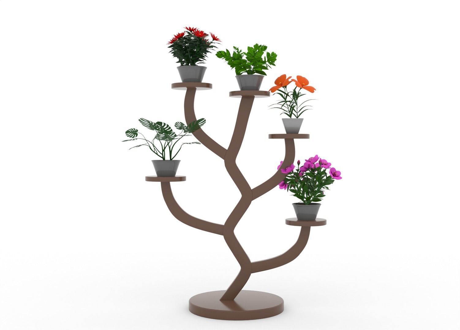 3D model Plant Shelve Rack 3D Design VR / AR / low-poly | CGTrader