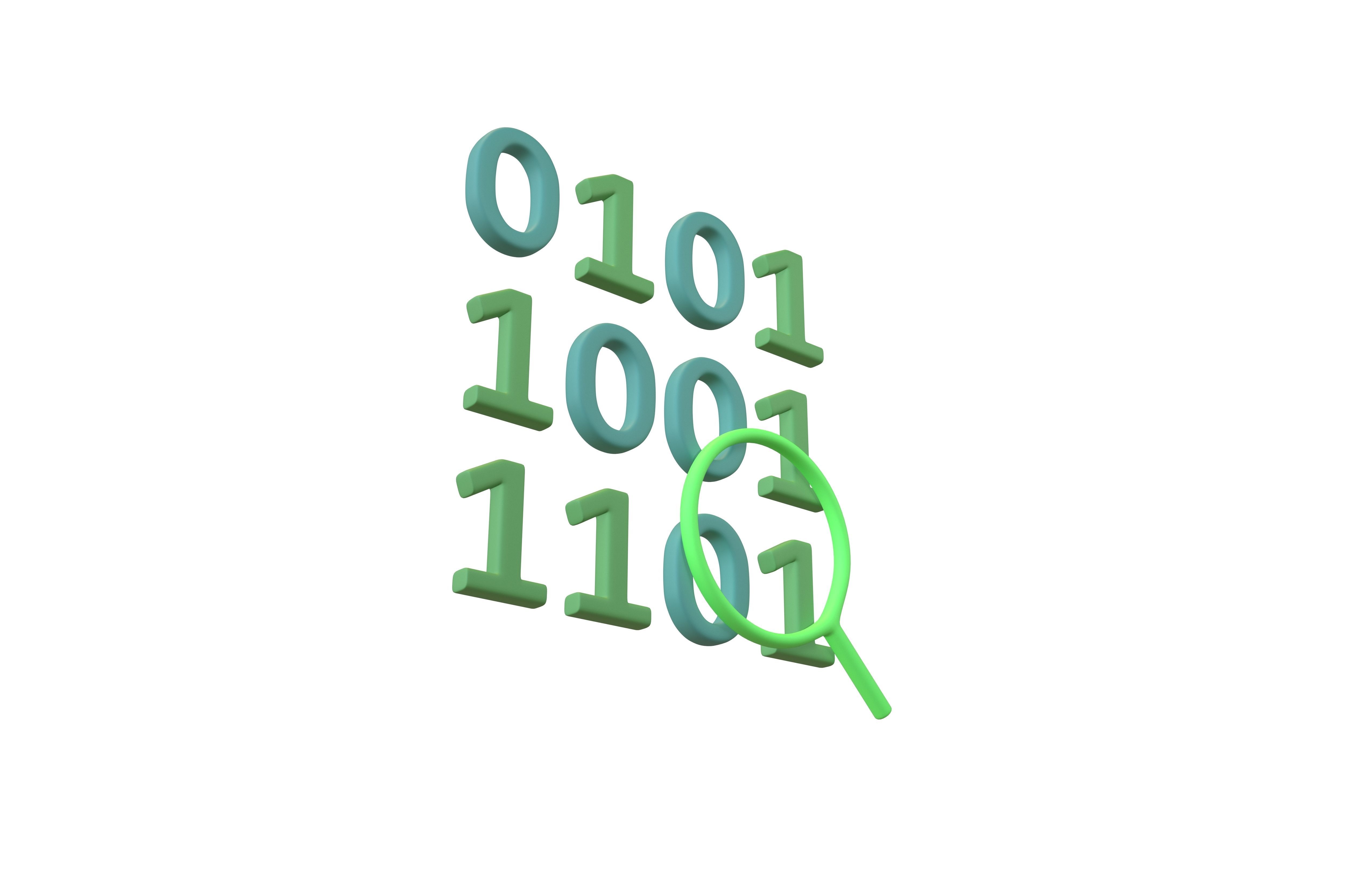 3D model Data Search Icon v1 002 VR / AR / low-poly | CGTrader