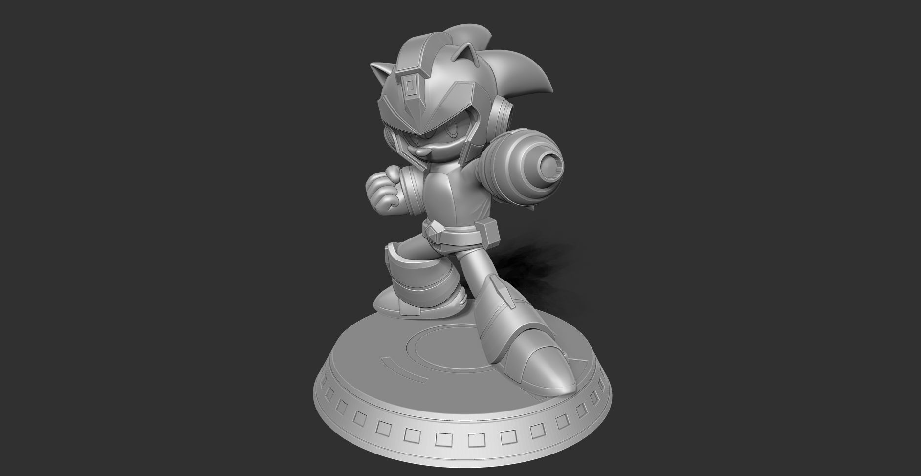 Mega Sonic 3D model 3D printable | CGTrader