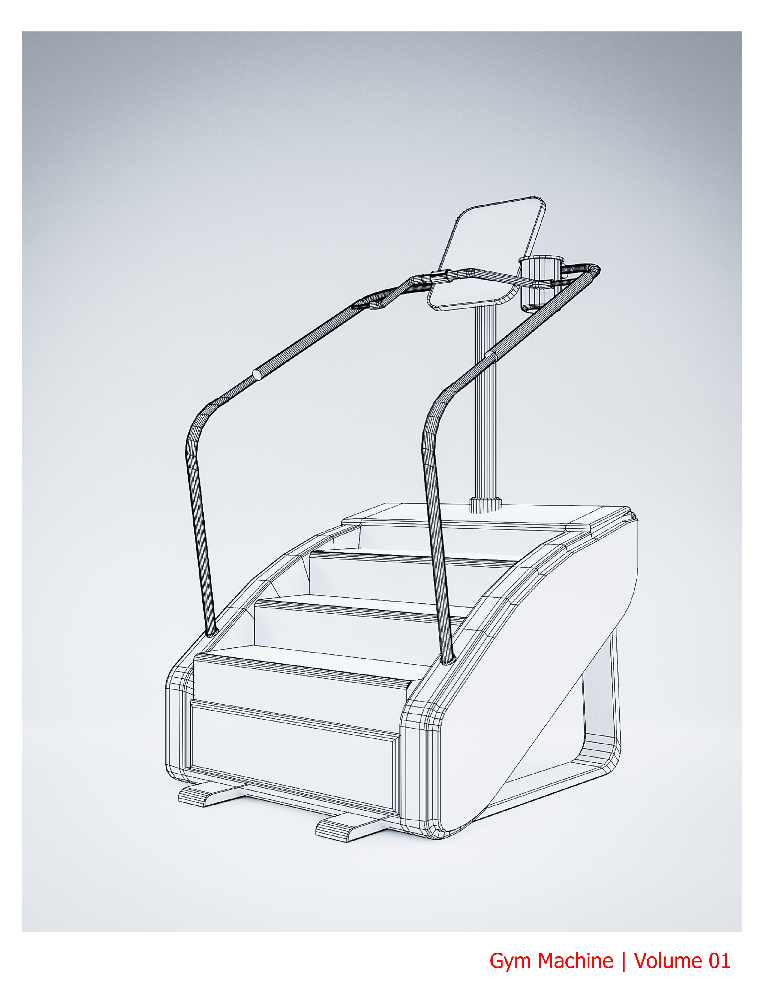 3D model 35 Gym Equipment Blender - Fbx - Obj ready VR / AR / low-poly ...