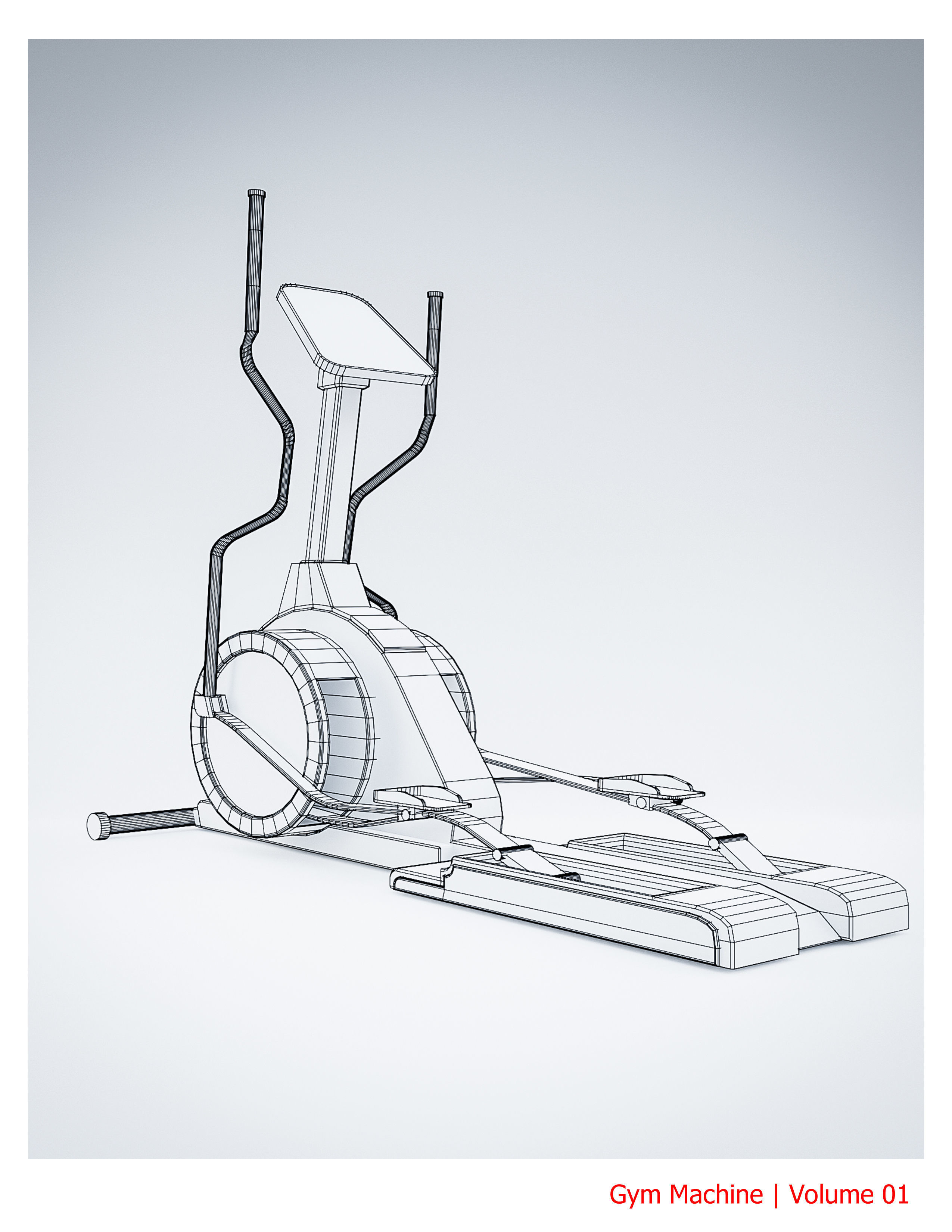 3D model 35 Gym Equipment Blender - Fbx - Obj ready VR / AR / low-poly ...