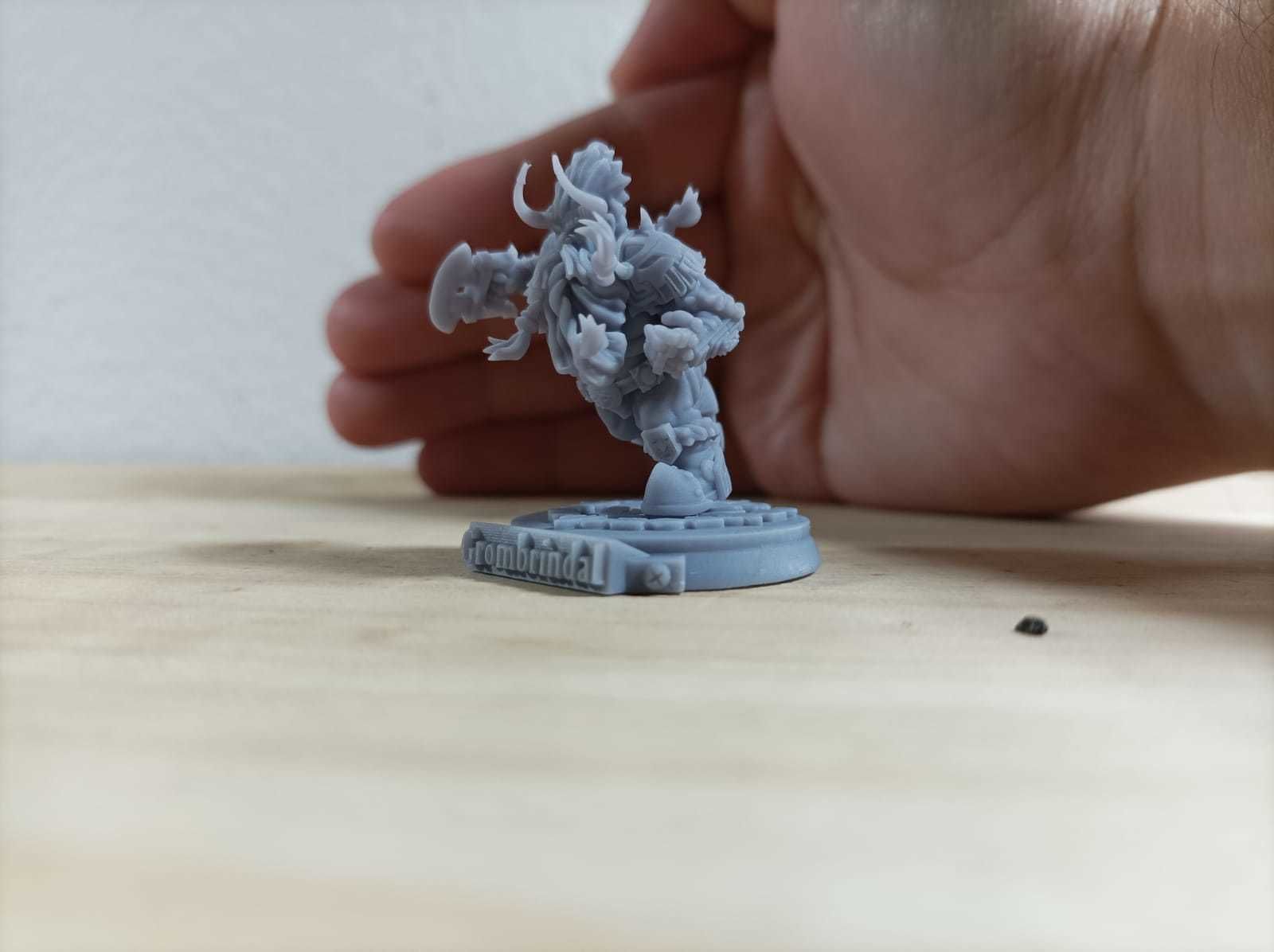 Dwarf with white 3D model 3D printable | CGTrader