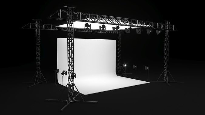 Studio Photography Lights 3D model | CGTrader